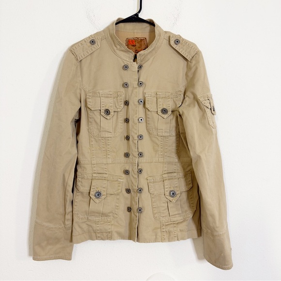 Twill Twenty Two | Jackets & Coats | Twill Twenty Two Tan Military ...